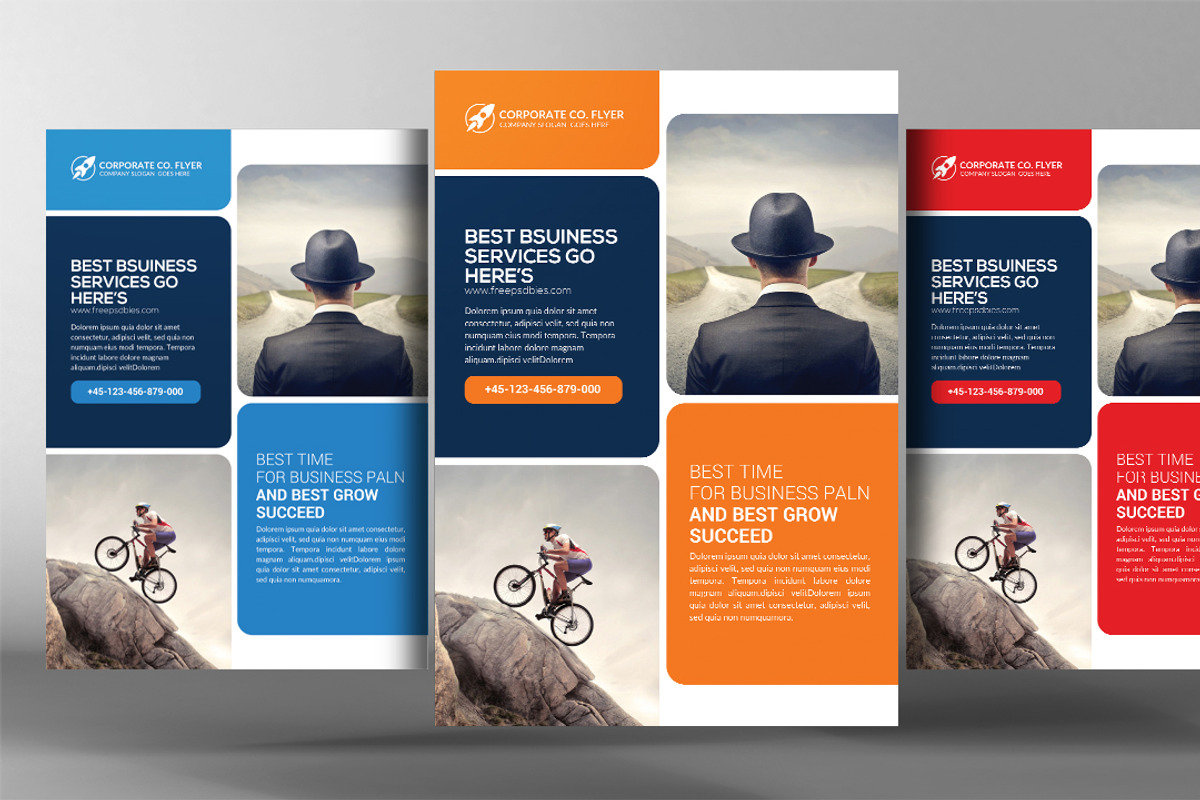 4 Smart Business Flyers Bundle, a Flyer Template by graphicforest ...