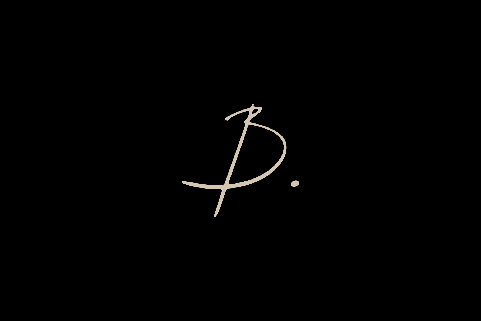 b letter mark signature handwriting | Branding & Logo Templates ...