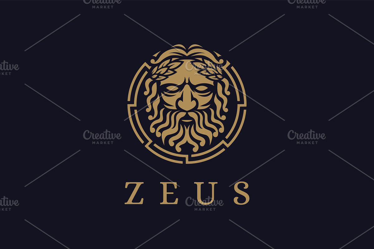 Zeus God logo, jupiter logo, a Branding & Logo Template by DOMHOUZE ...
