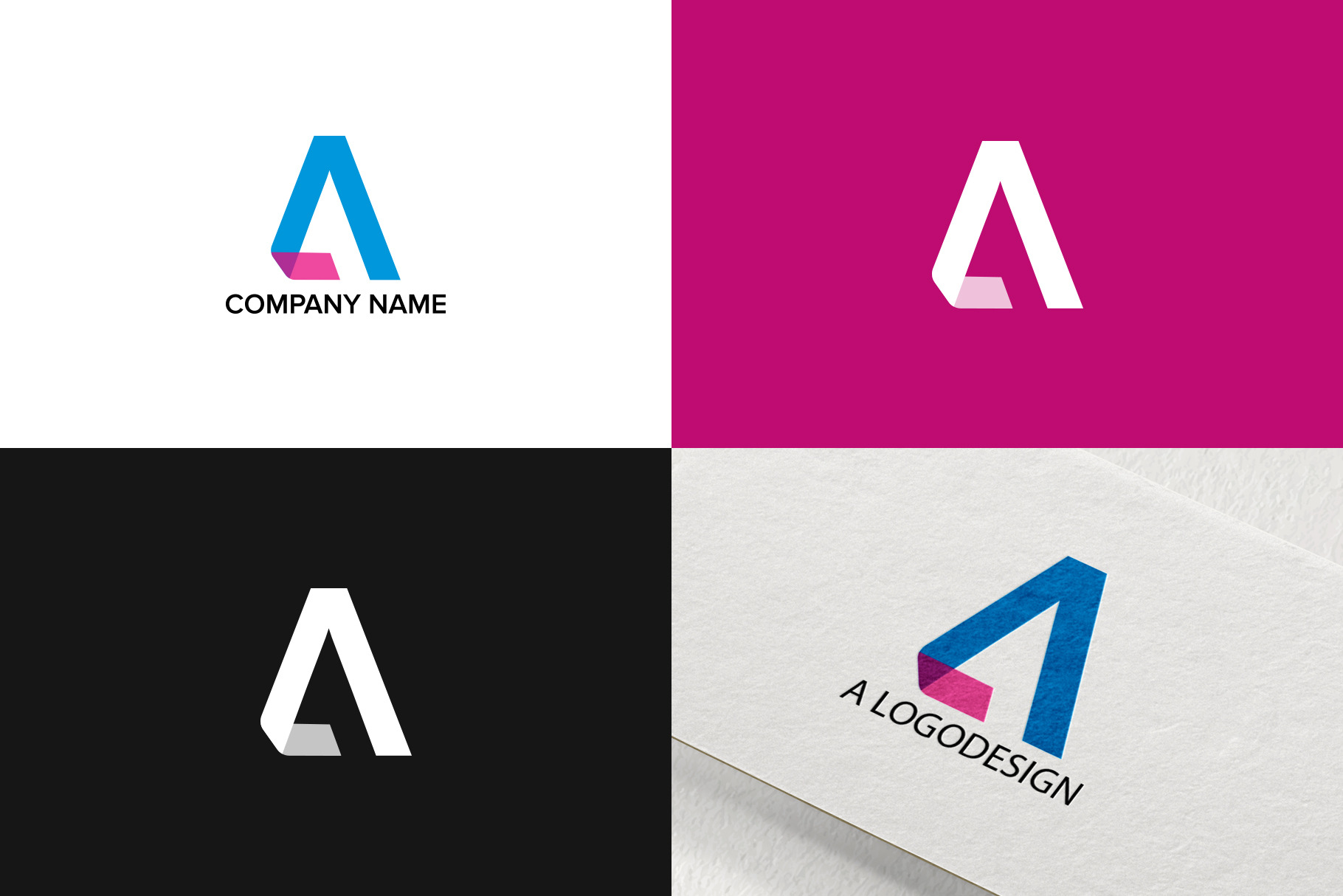 Letter A logo design, a Branding & Logo Template by GranzCreative