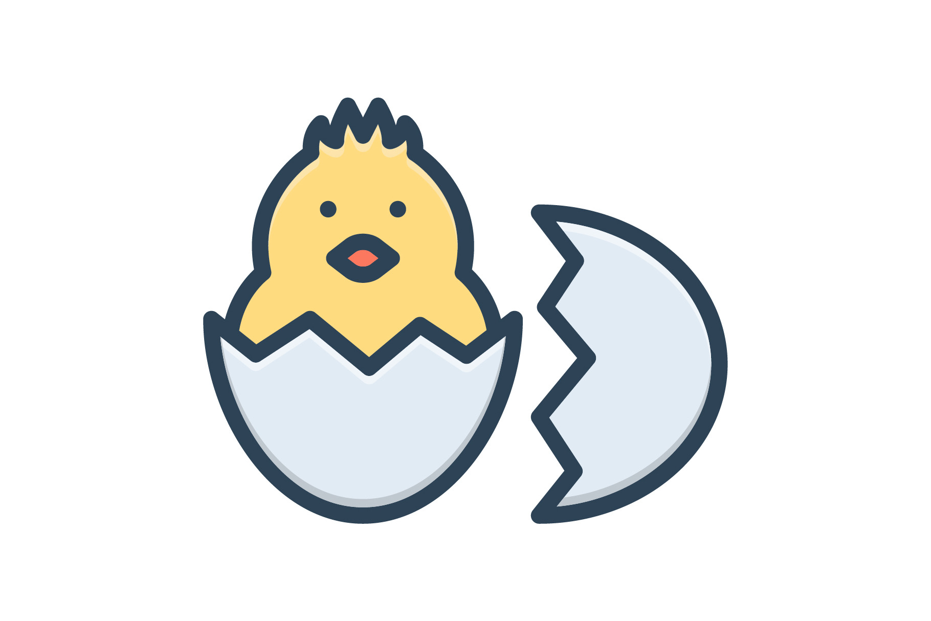Beginner chick color icon, an Icon by Creative priyanka