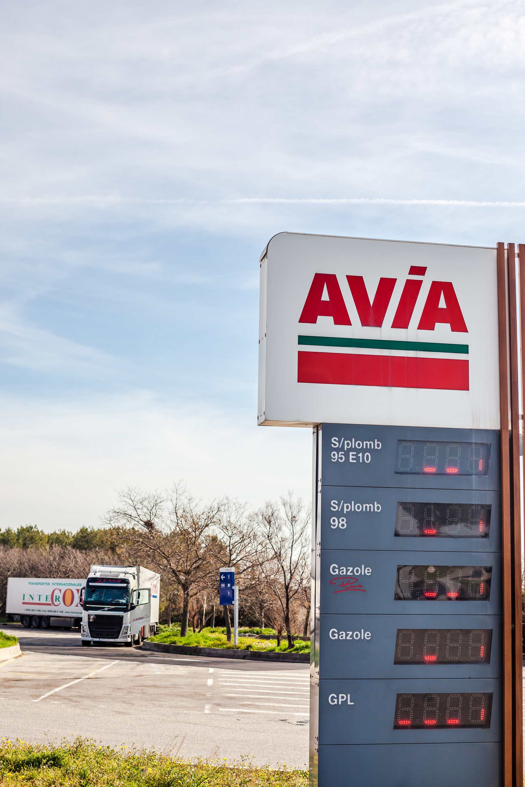 AVIA logo on its gas service station, a Transportation Photo by ...