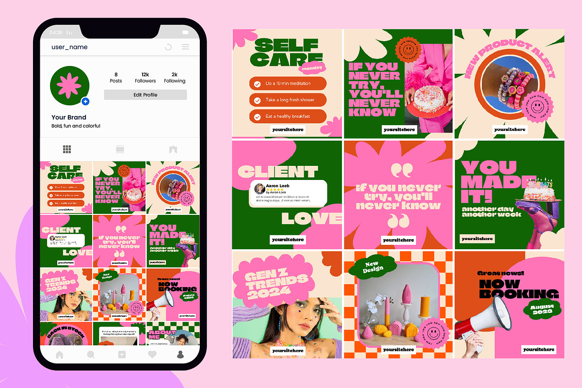 2024 Bold Gen Z - Canva Templates 3, a Social Media Template by ...