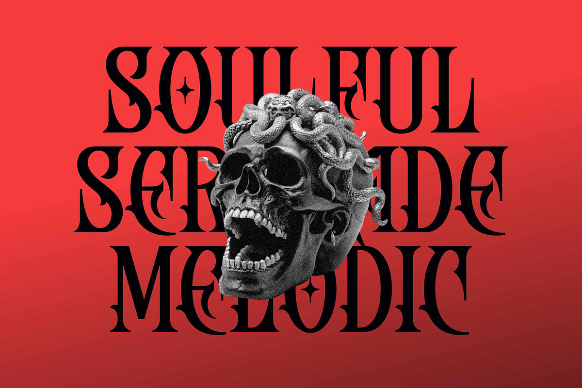 Echoes - Blackletter Style, a Blackletter Font by Imoodev