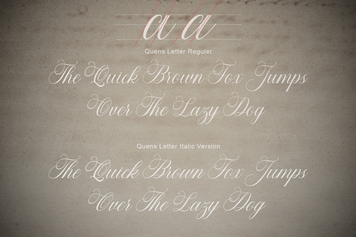 Quens Letter Script | Creative Market