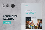 Conference Program Brochure, a Brochure Template by Sabin