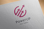 Power UP Logo, a Branding & Logo Template by Diersyanart
