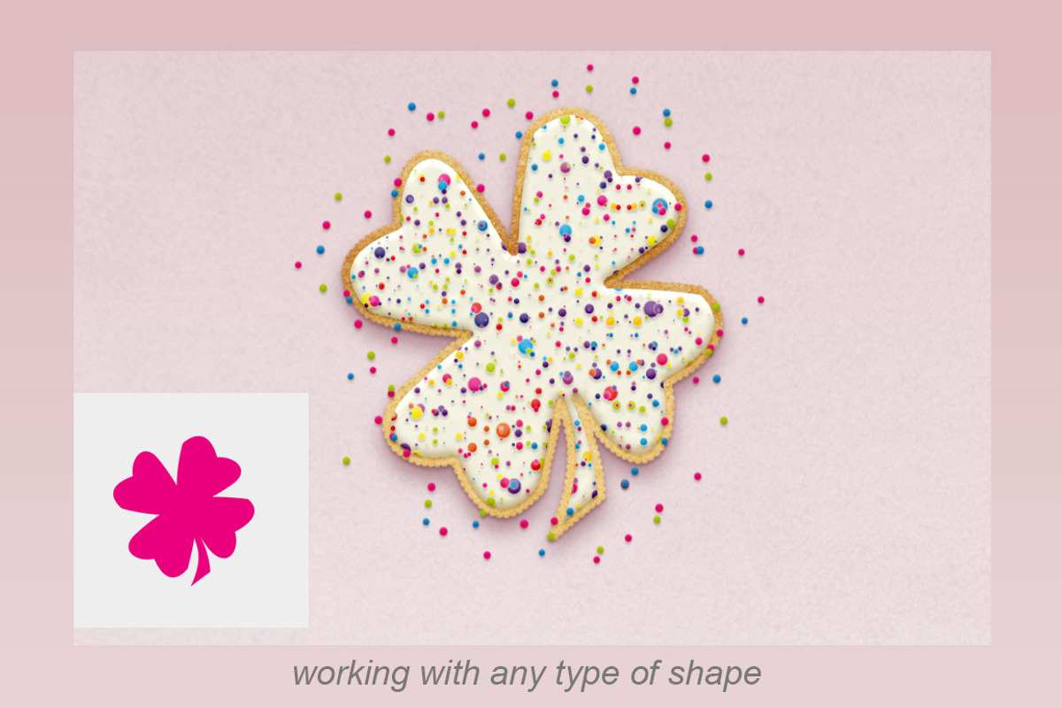 Cookies Text Effect Photoshop Action, an Action Add-On by DESIGNAVO