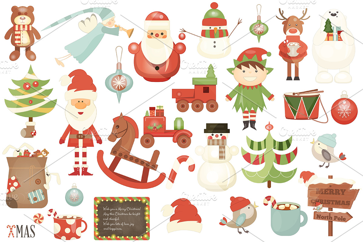Christmas Design Toolkit, a Decorative Illustration by ELFIVETROV DESIGN