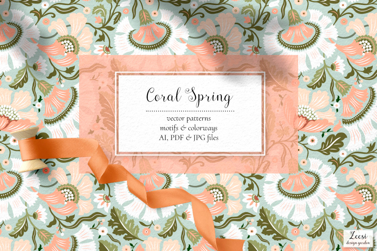 Coral Spring Patterns & Motifs