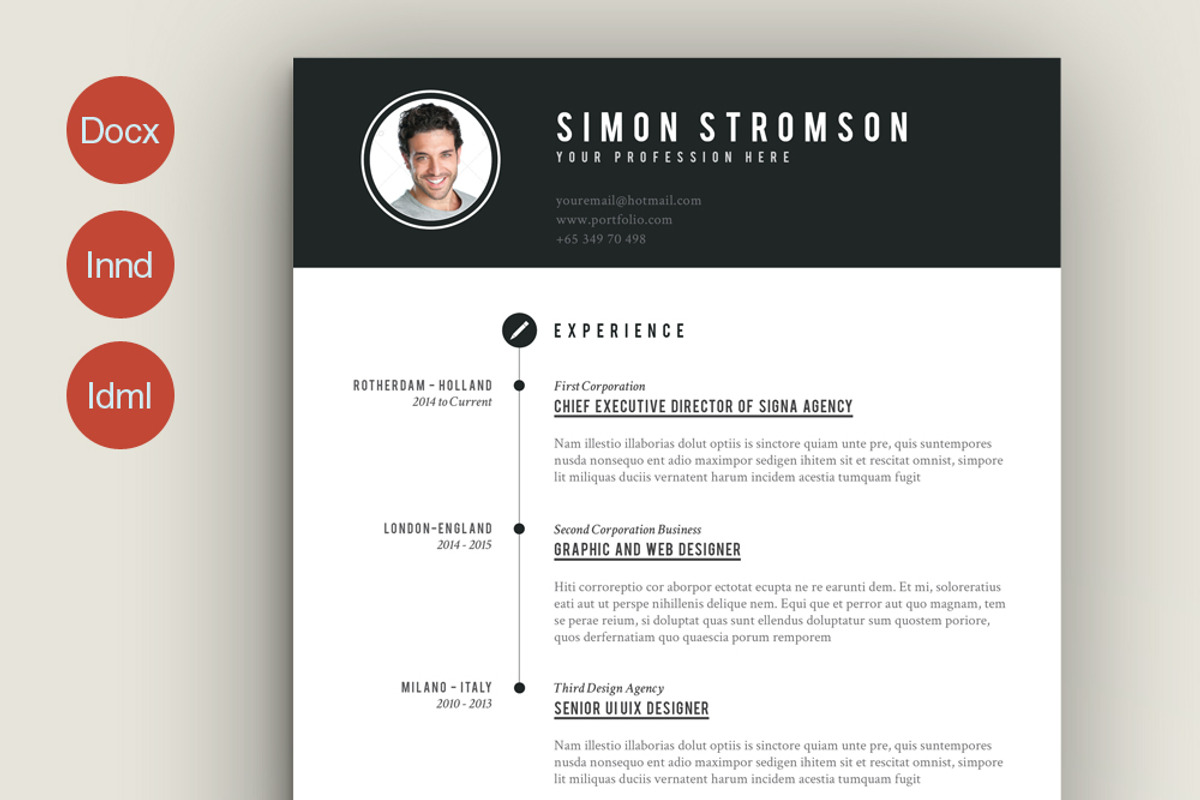 Resume & Cover, a Resume Template by Estartshop