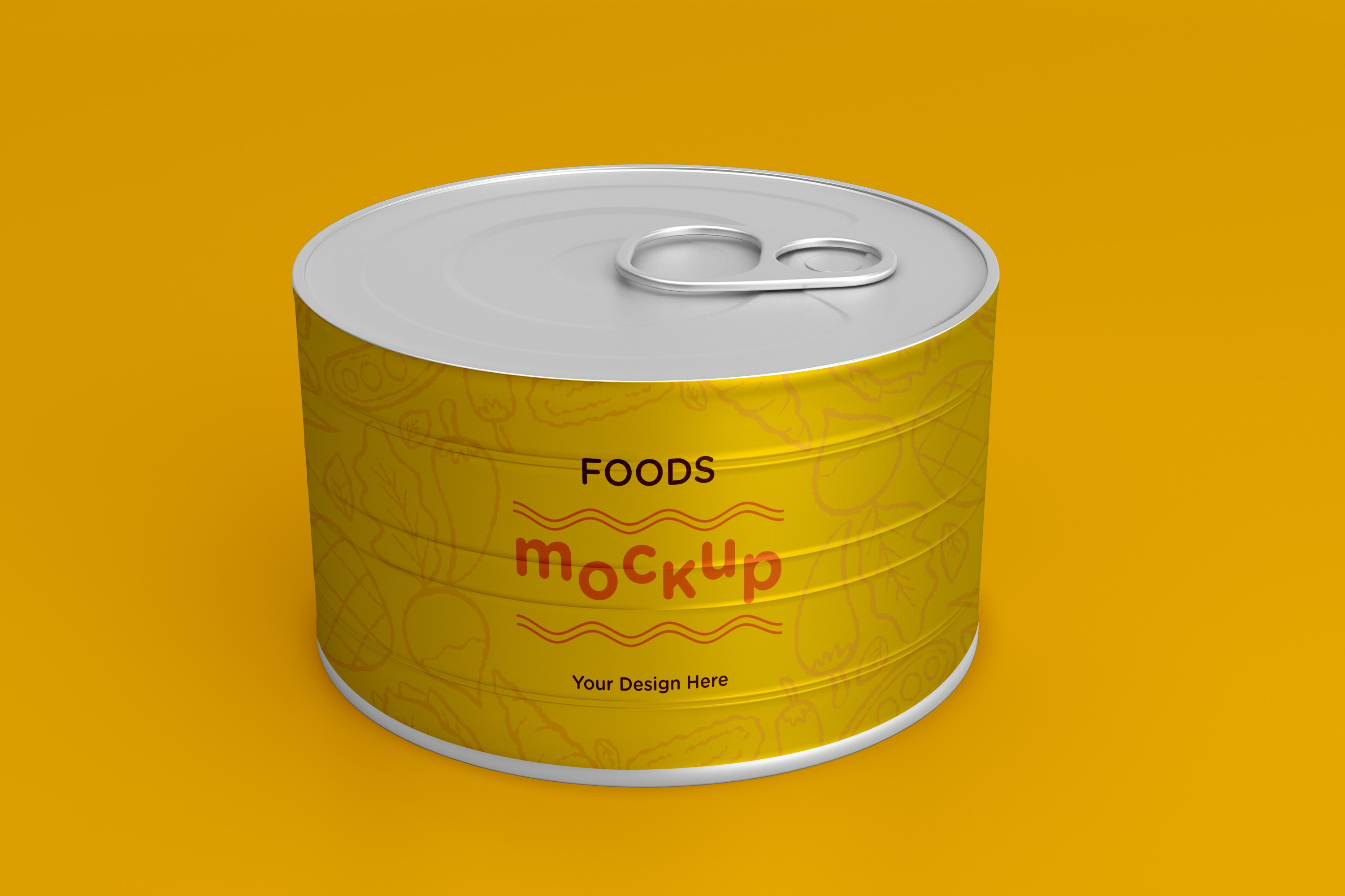 Metal Food Tin Packaging Mockup, a Branding & Logo Template by shahsoft ...