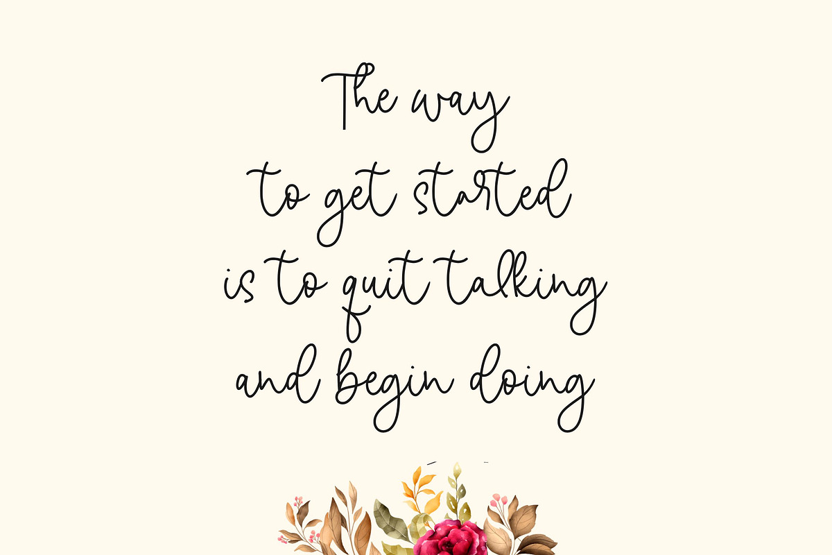 Dancing Candy - Monoline Font