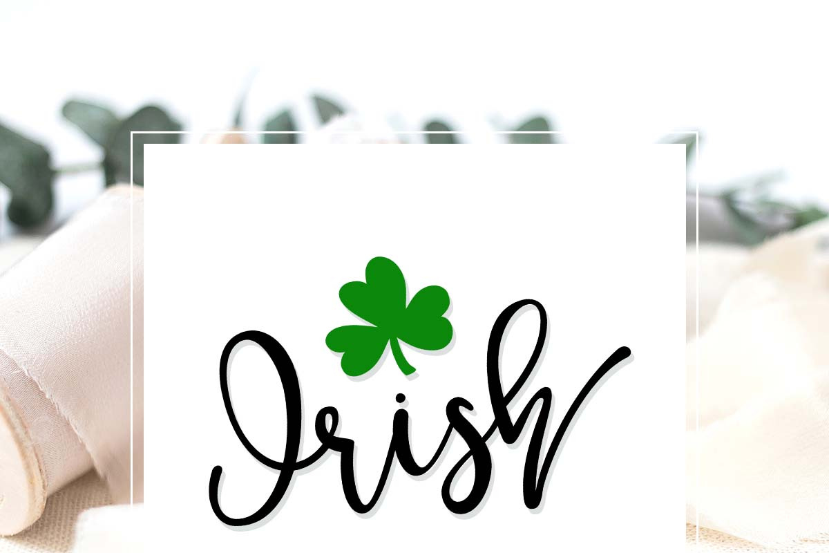 Irish SVG DXF EPS PNG, an Illustration by TheBlackCatPrints