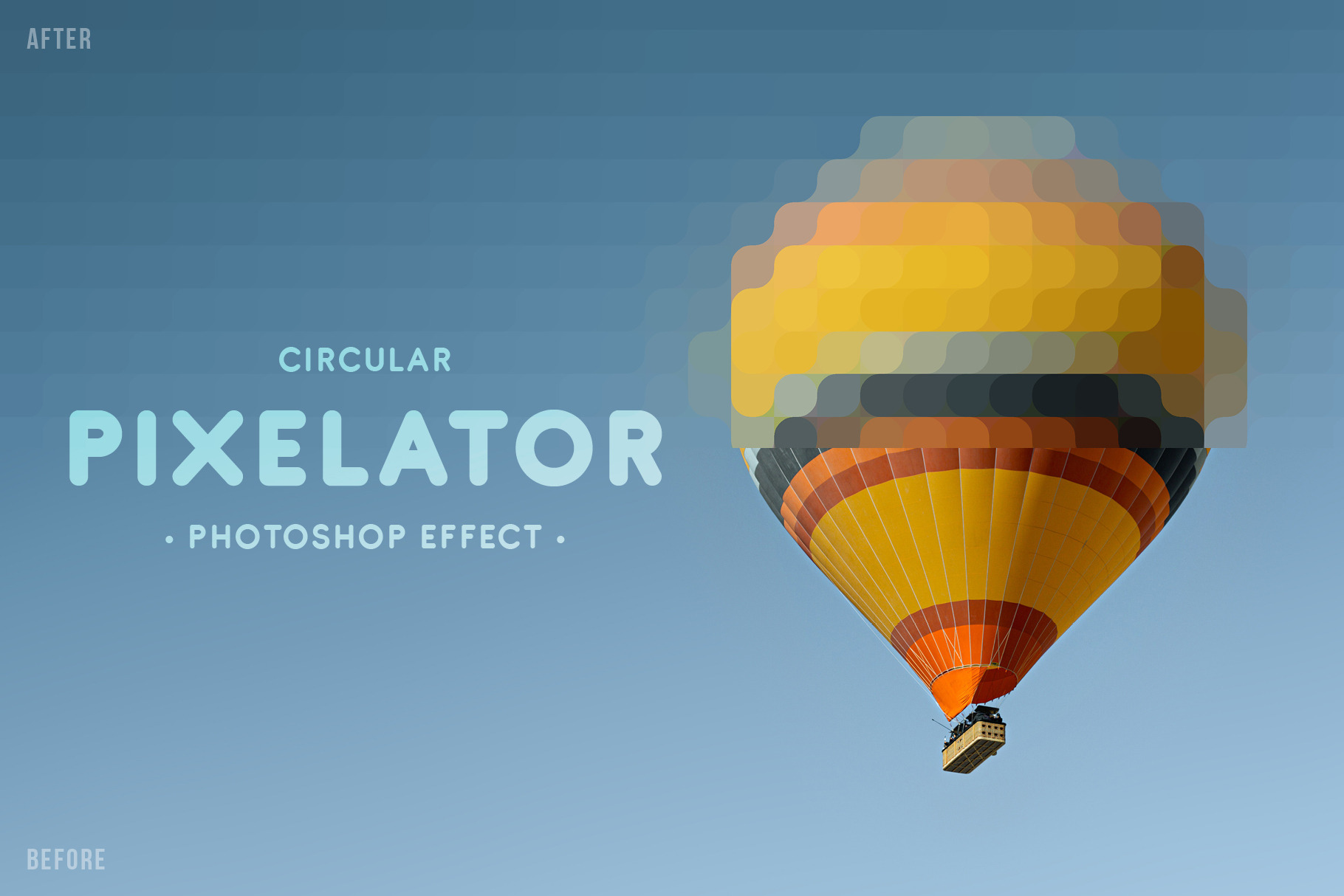 PIXELATOR Rounded Pixel PSD Effect