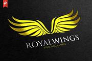 Royal Wings Logo, a Branding & Logo Template by ft.studio