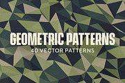 40 Geometric Vector Patterns, a Pattern Graphic by RuleByArt