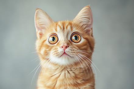 Big red cat lies and looks playfully, an Animal Photo by Okssi68 ...