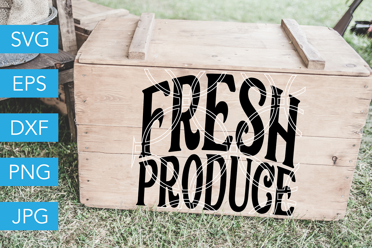 Fresh Produce SVG Cut File, an Illustration by SavanasDesign | Creative ...