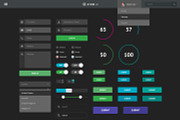 Atom UI, an UI Kit Template by Fixx