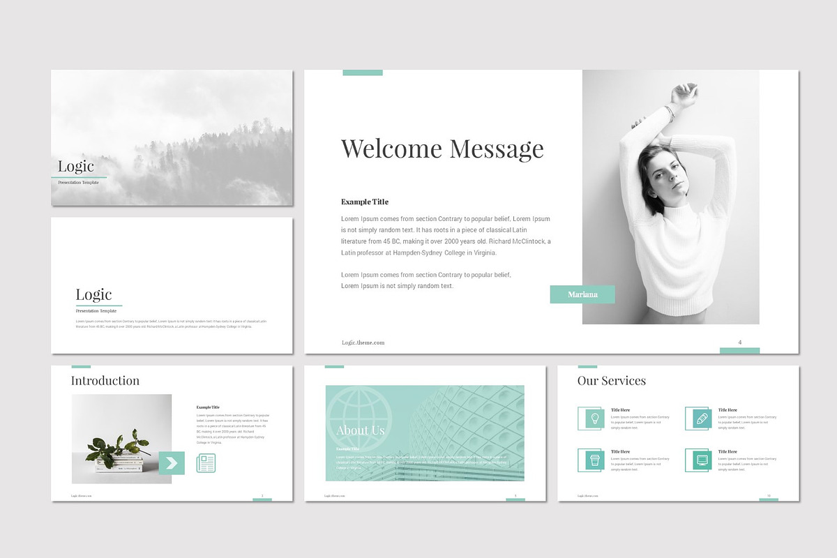 Logic - Google Slides Template, a Presentation Template by inspirasign