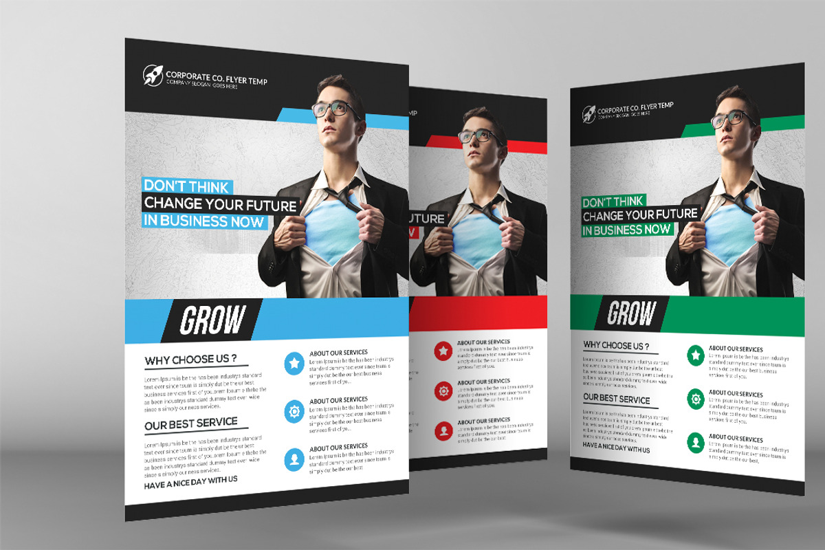 Origami Business Idea Flyer Templat, a Flyer Template by graphicforest ...