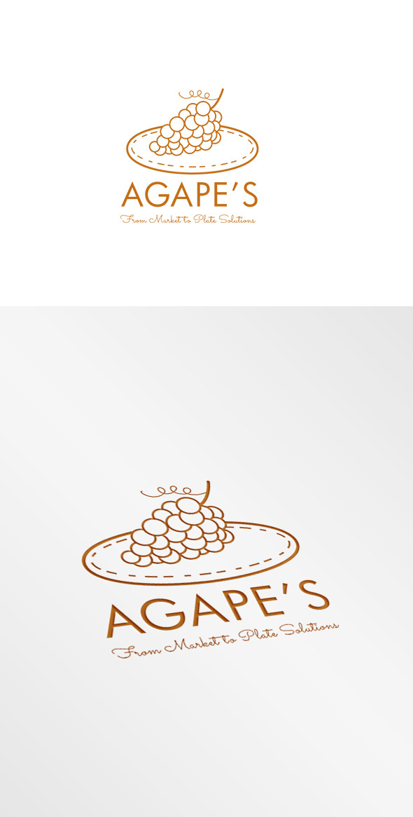 Agape's Logo, a Branding & Logo Template by patrimonio