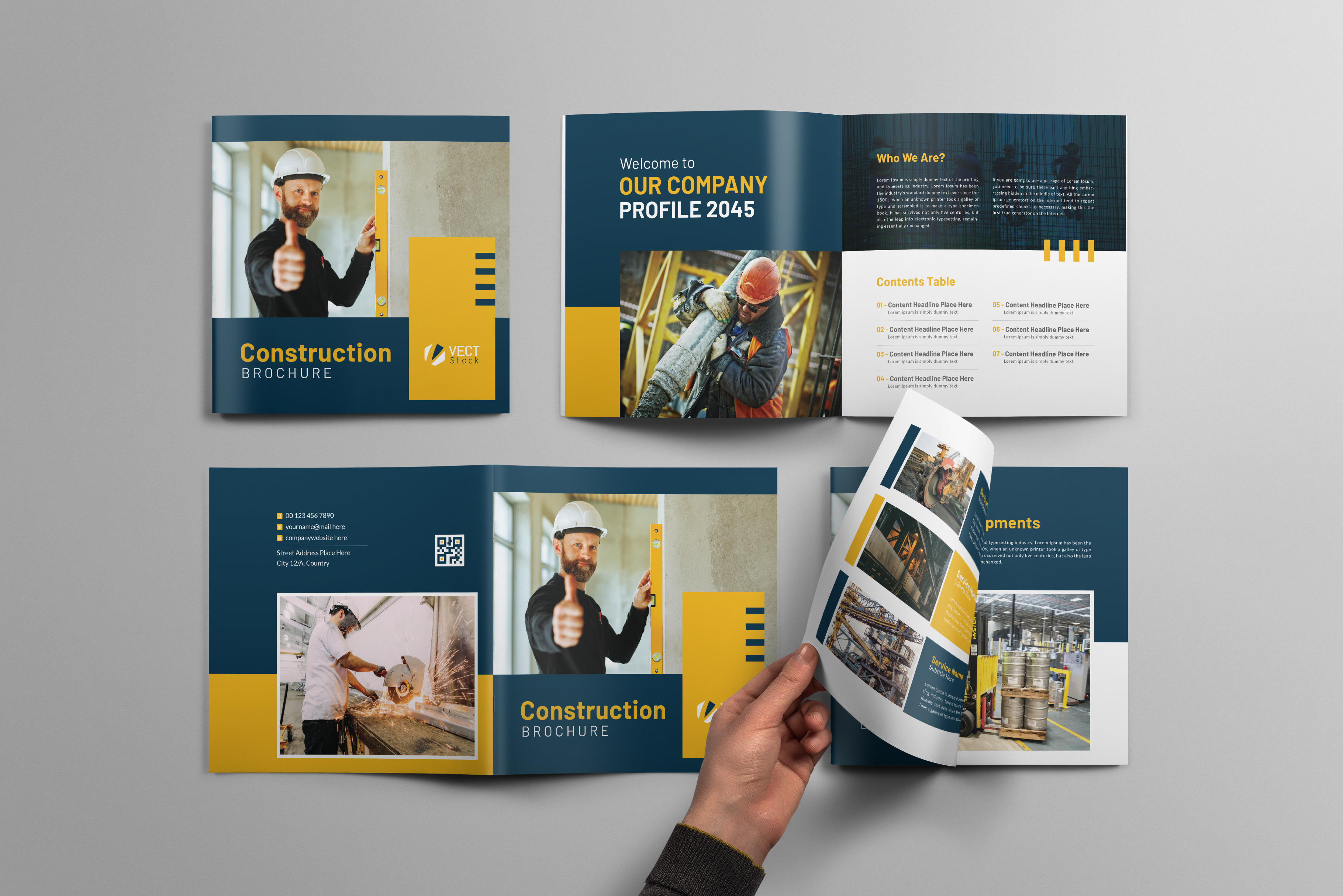 Construction Bi-Fold Brochure