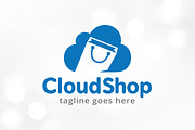 Cloud Shop Logo Template Design, a Branding & Logo Template by ...