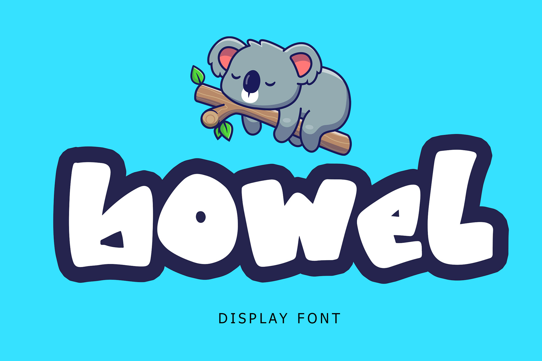 Bowel Display Font