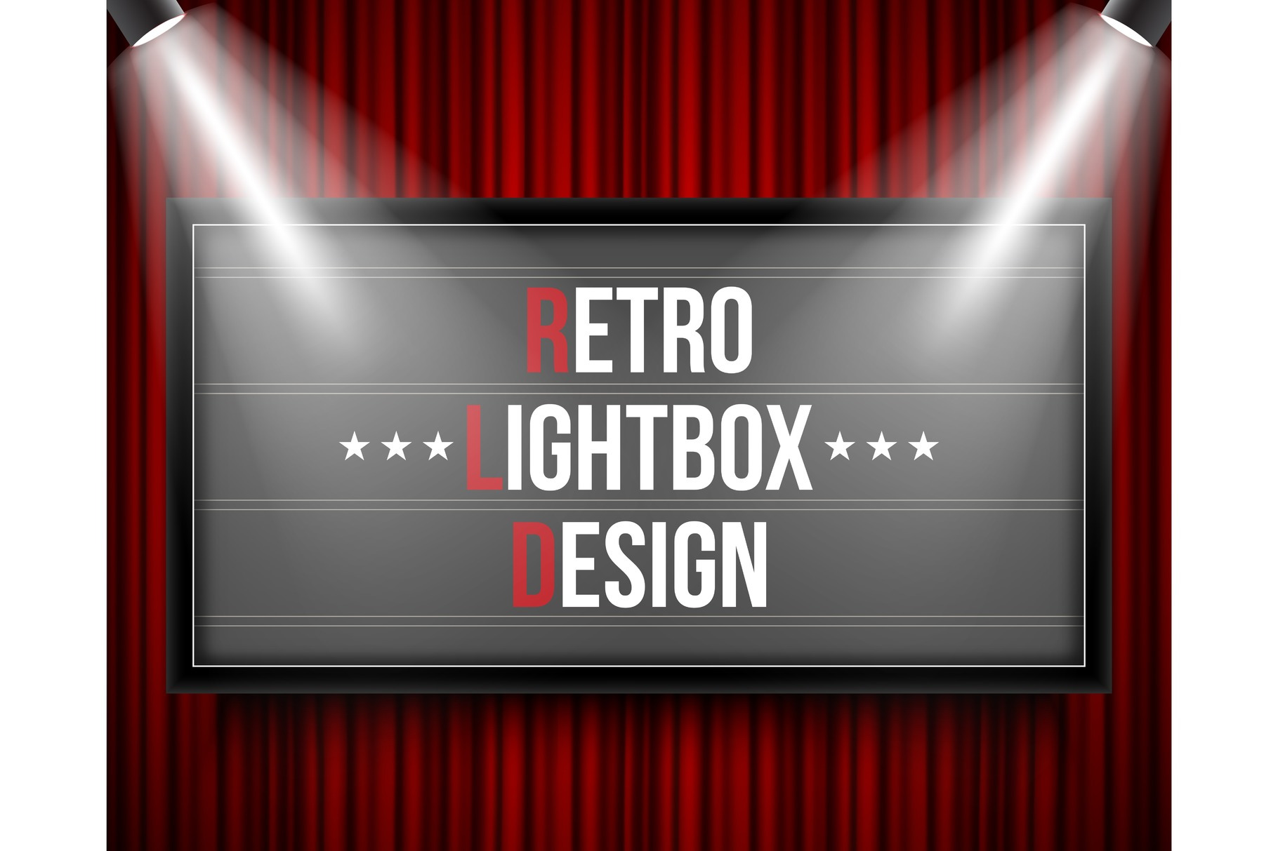 Glowing cinema signboard lightbox., a Decorative Illustration by HAPPY ...