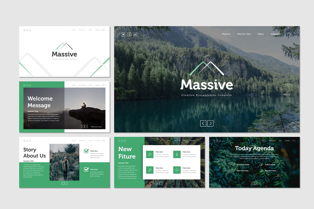 Massive - Powerpoint Template, a Presentation Template by inspirasign
