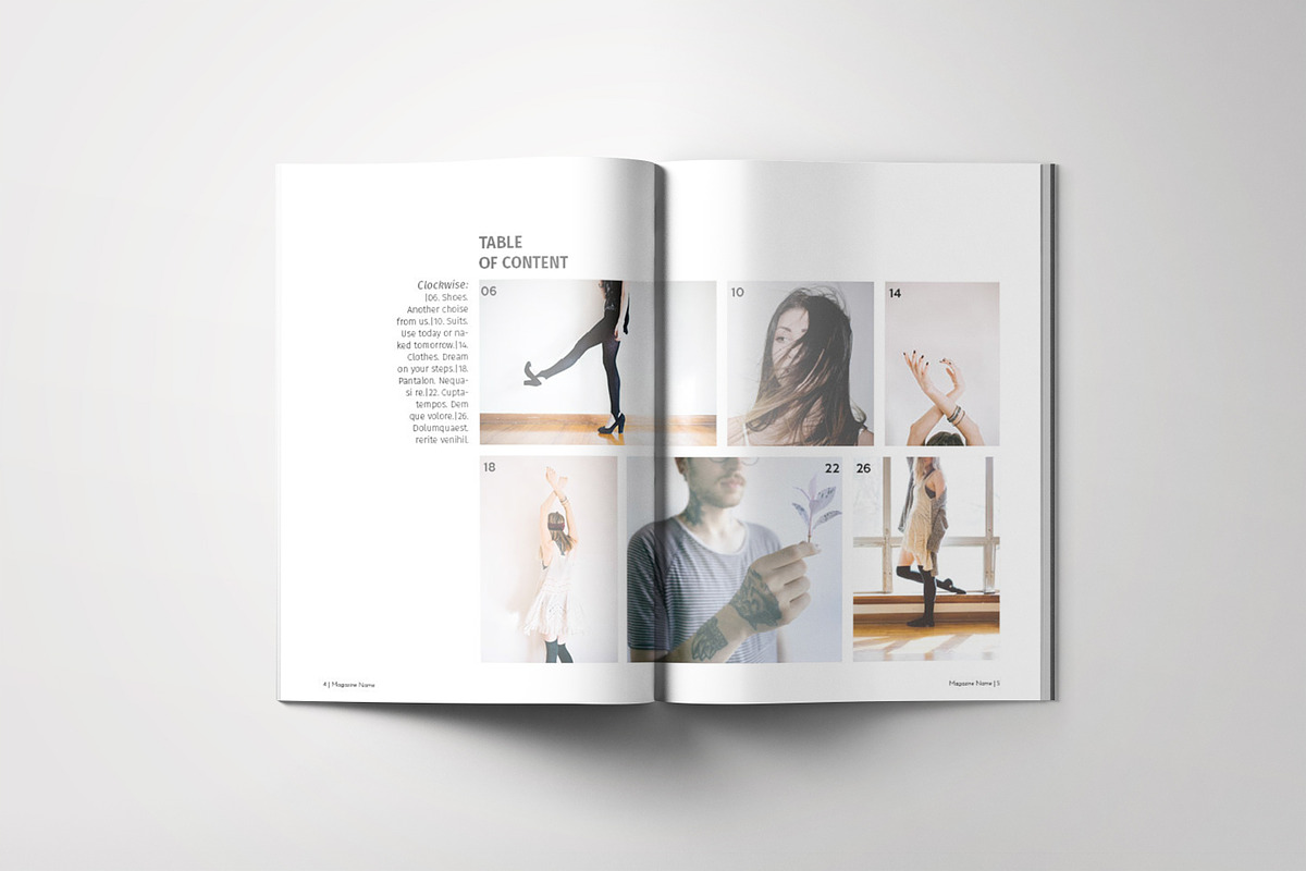 A5 Magazine Template, a Magazine Template by Bookrak Graphic Design