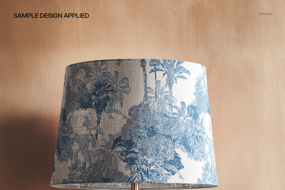 Baluster Lamp with Shade Mockup, a Household Mockup by creatsy5
