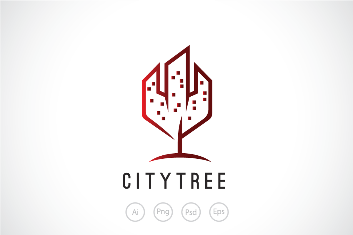 City Tree Logo Template, a Branding & Logo Template by Heavtryq Design