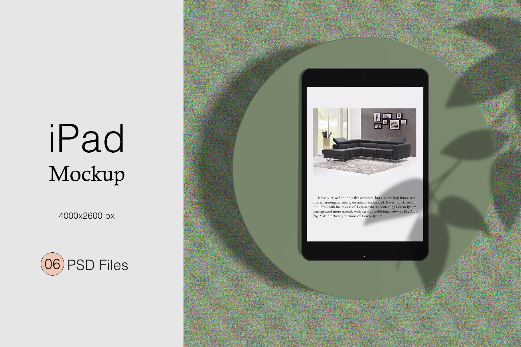 iPad Mockup, an iPad Mockup by Graphicbars