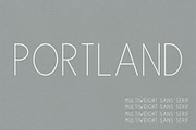 Portland | Multi-Weight Font, a Sans Serif Font by Jen Wagner Co