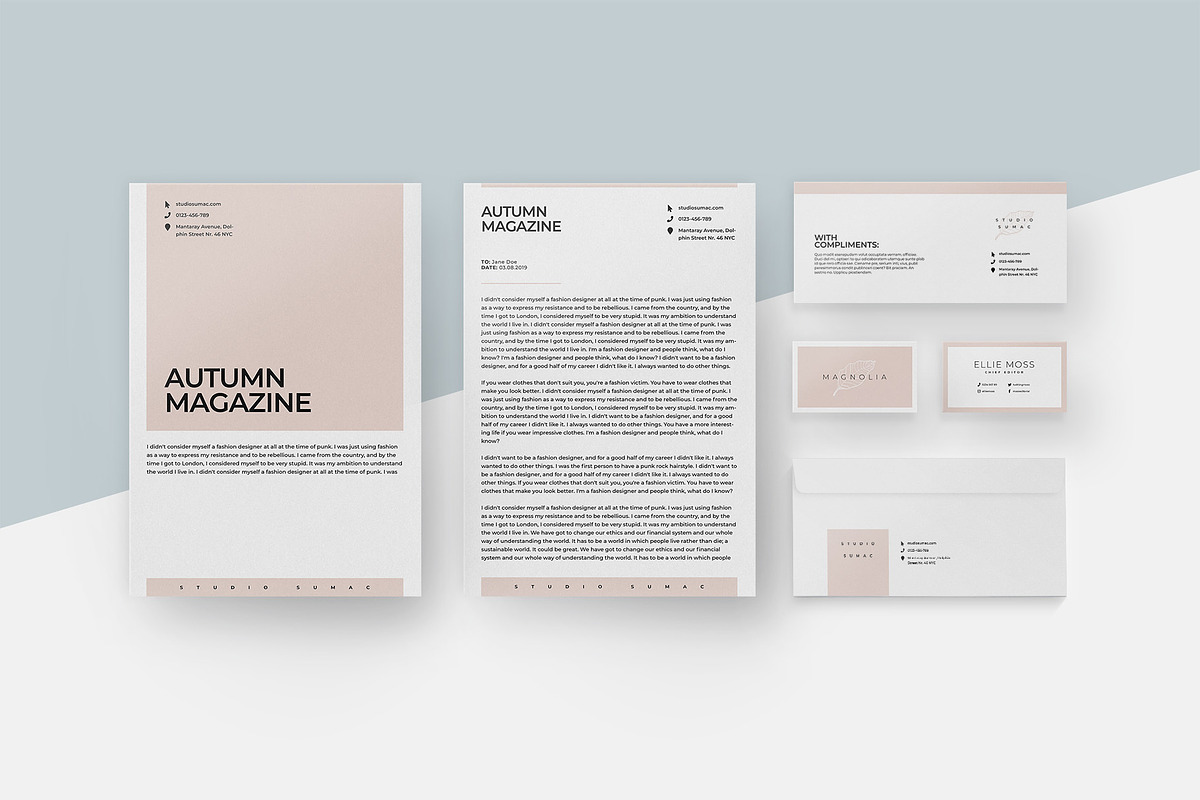 Magnolia Complete Pack, a Presentation Template by Studio Sumac ...