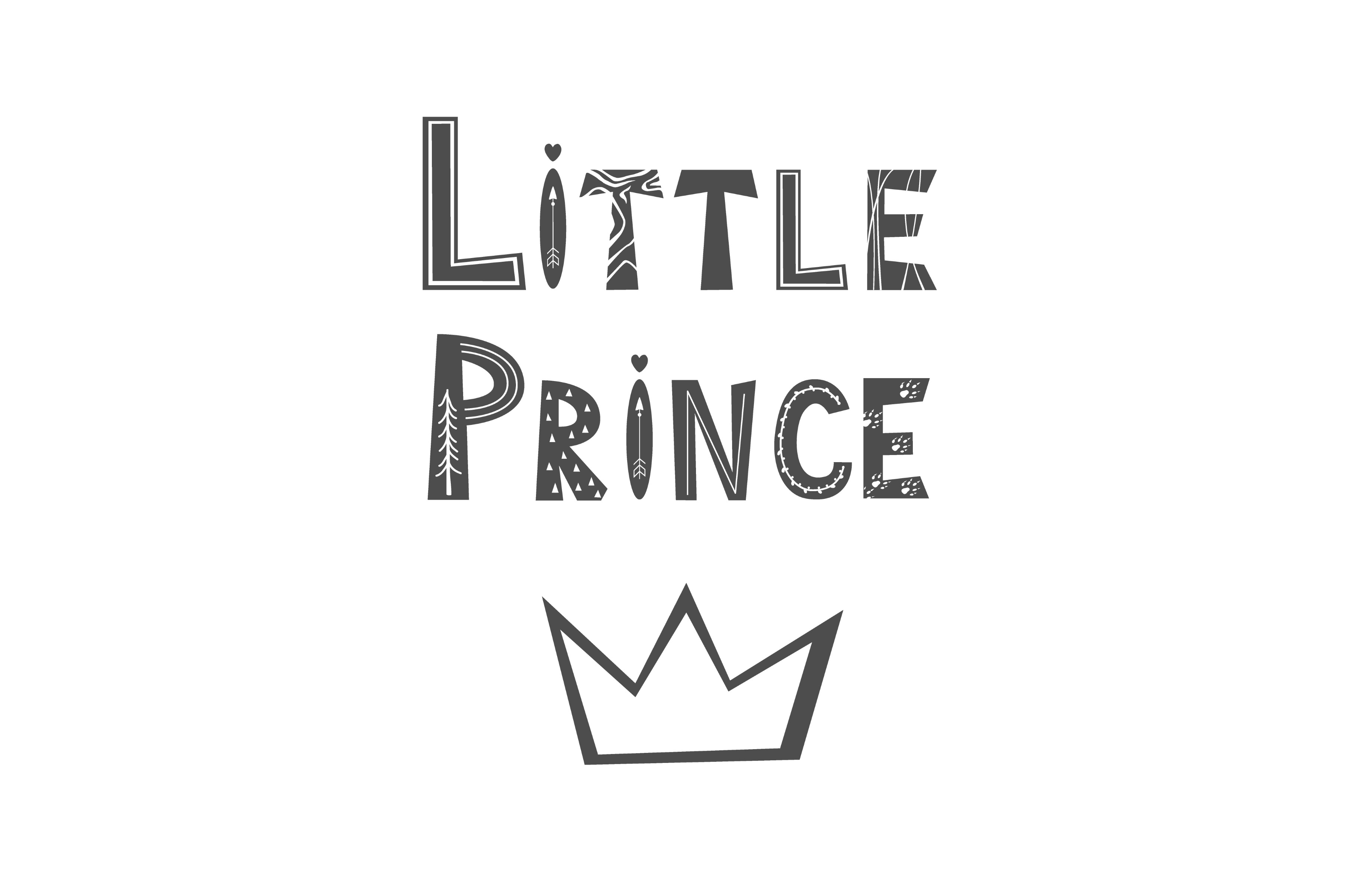 Little prince Lettering poster in | Decorative Illustrations ~ Creative ...