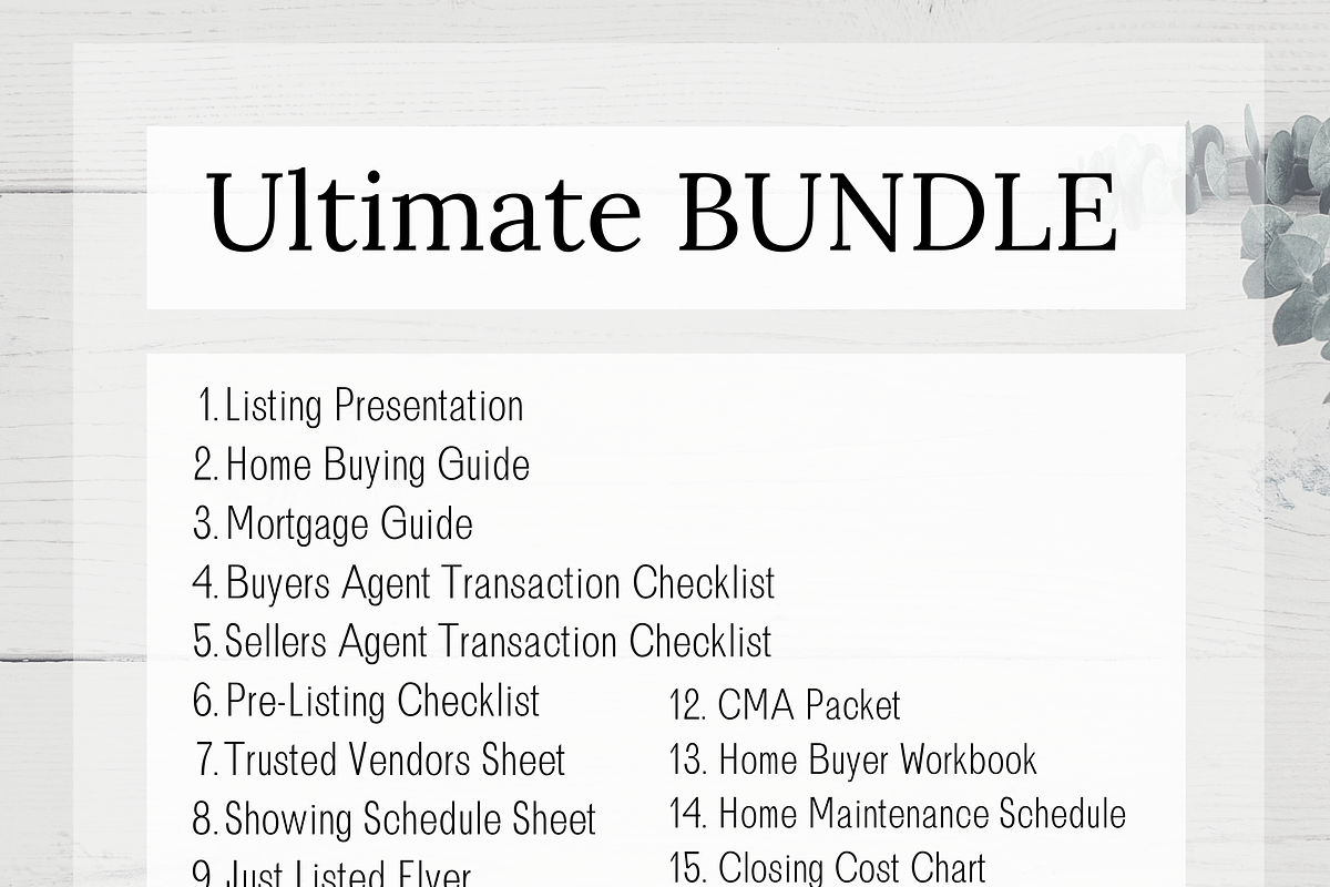 Real Estate Template Bundle, a Presentation Template by Kole Paper co.
