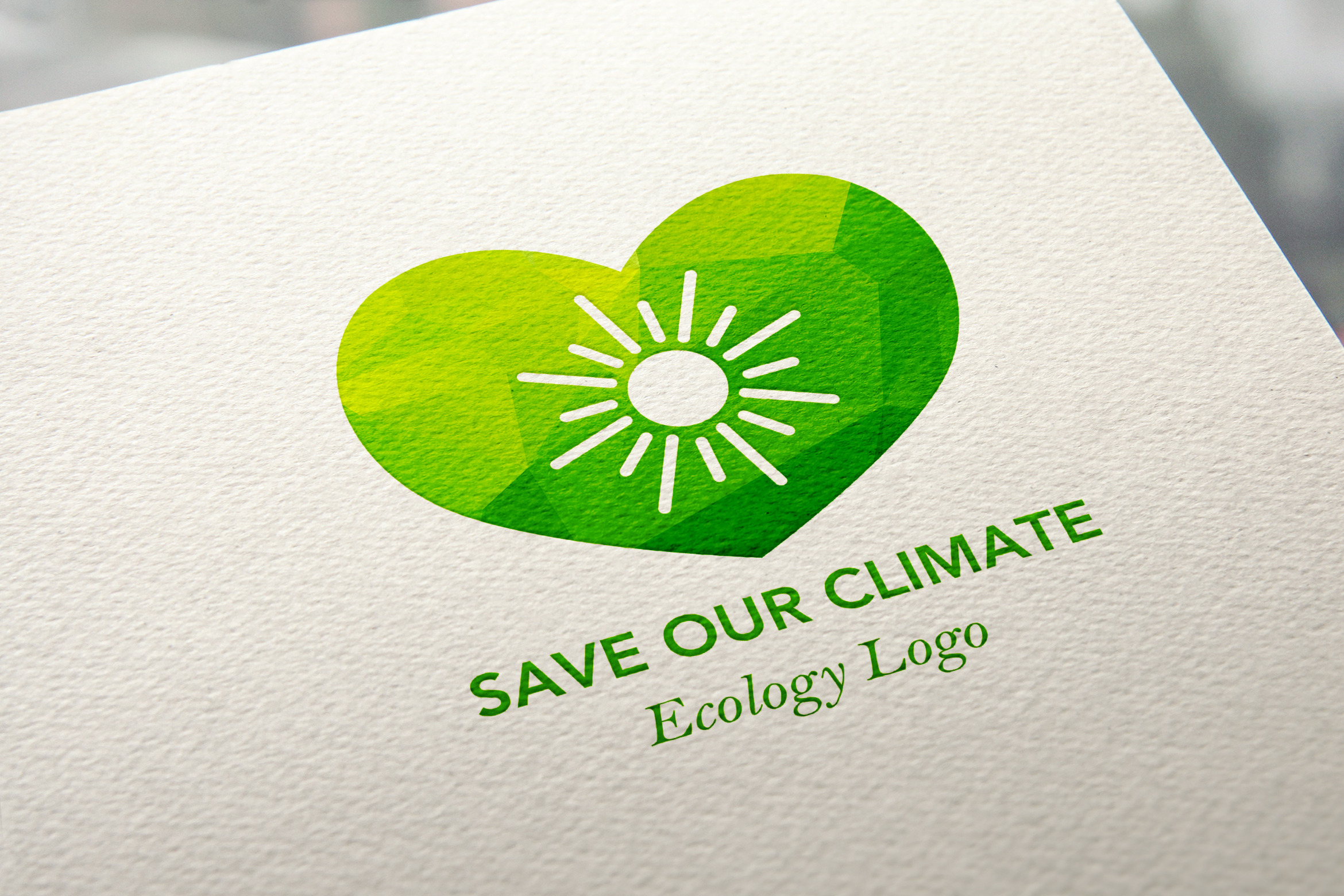 Save Our Climate, a Branding & Logo Template by barsrsind