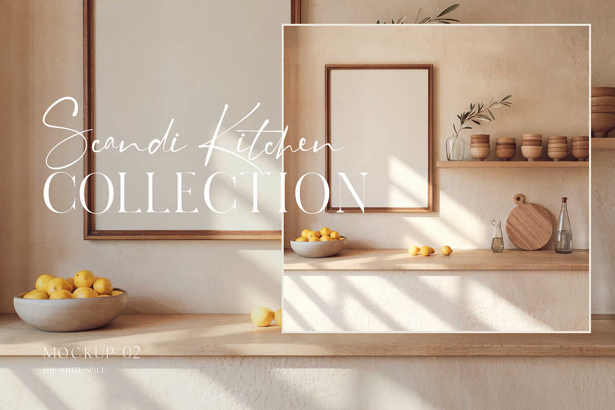 Scandi Kitchen Mockup Bundle