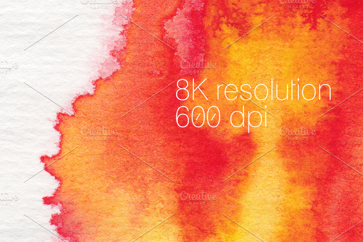 High Res Watercolor Textures, a Texture Graphic by Designed in Berlin ...
