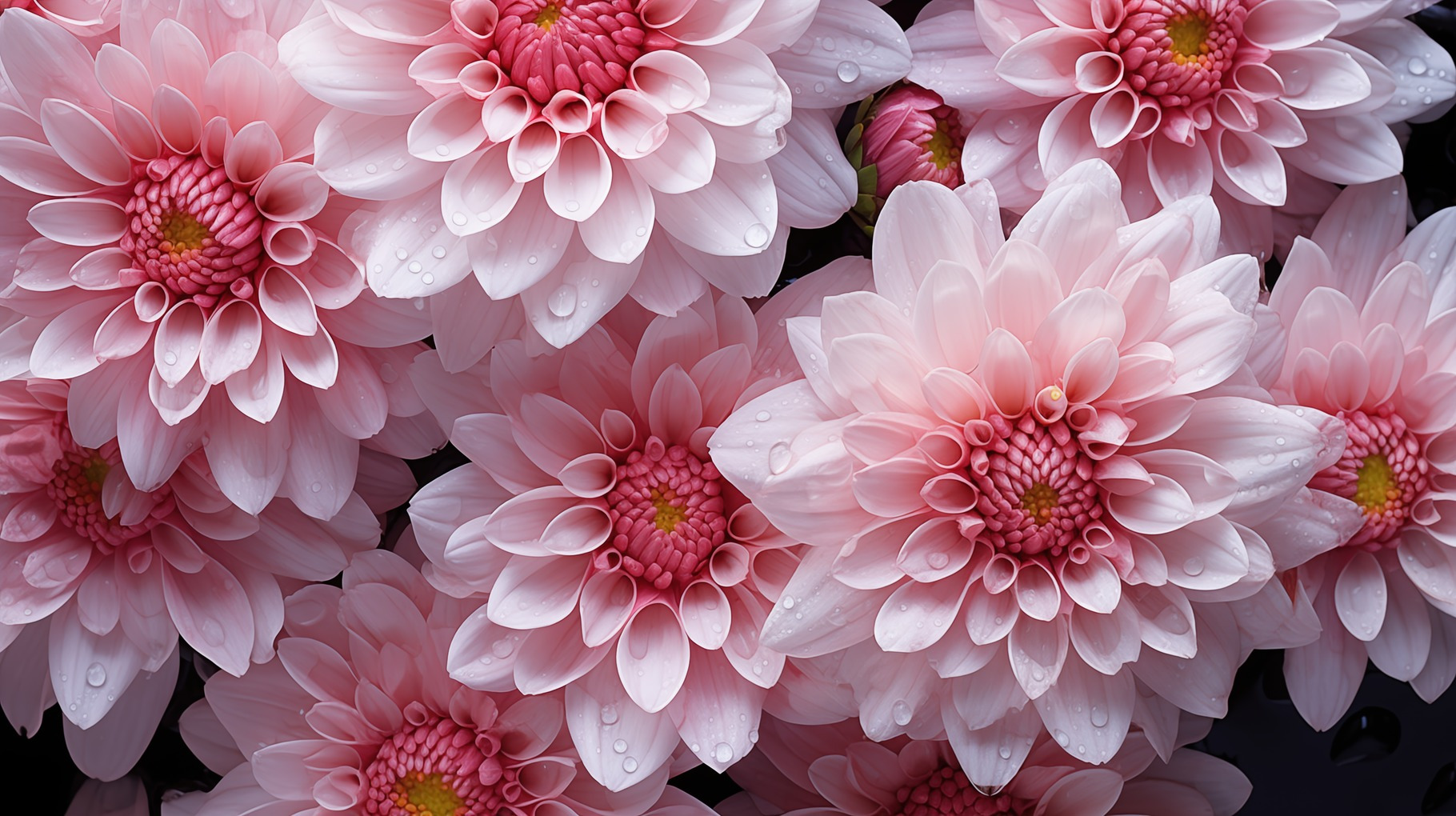 Blooming Spider Mum flowers, a Nature Photo by Textures & Backgrounds