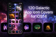 120 Galaxy iOS 14 App Icon Covers, an Icon by IOS14iconsStudio