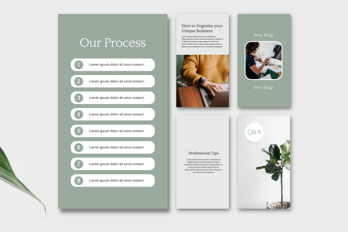 Bookkeeping Story Social Template | Creative Market