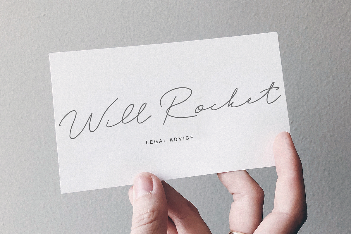 Unforgiven handlettered script, a Script Font by Quothron