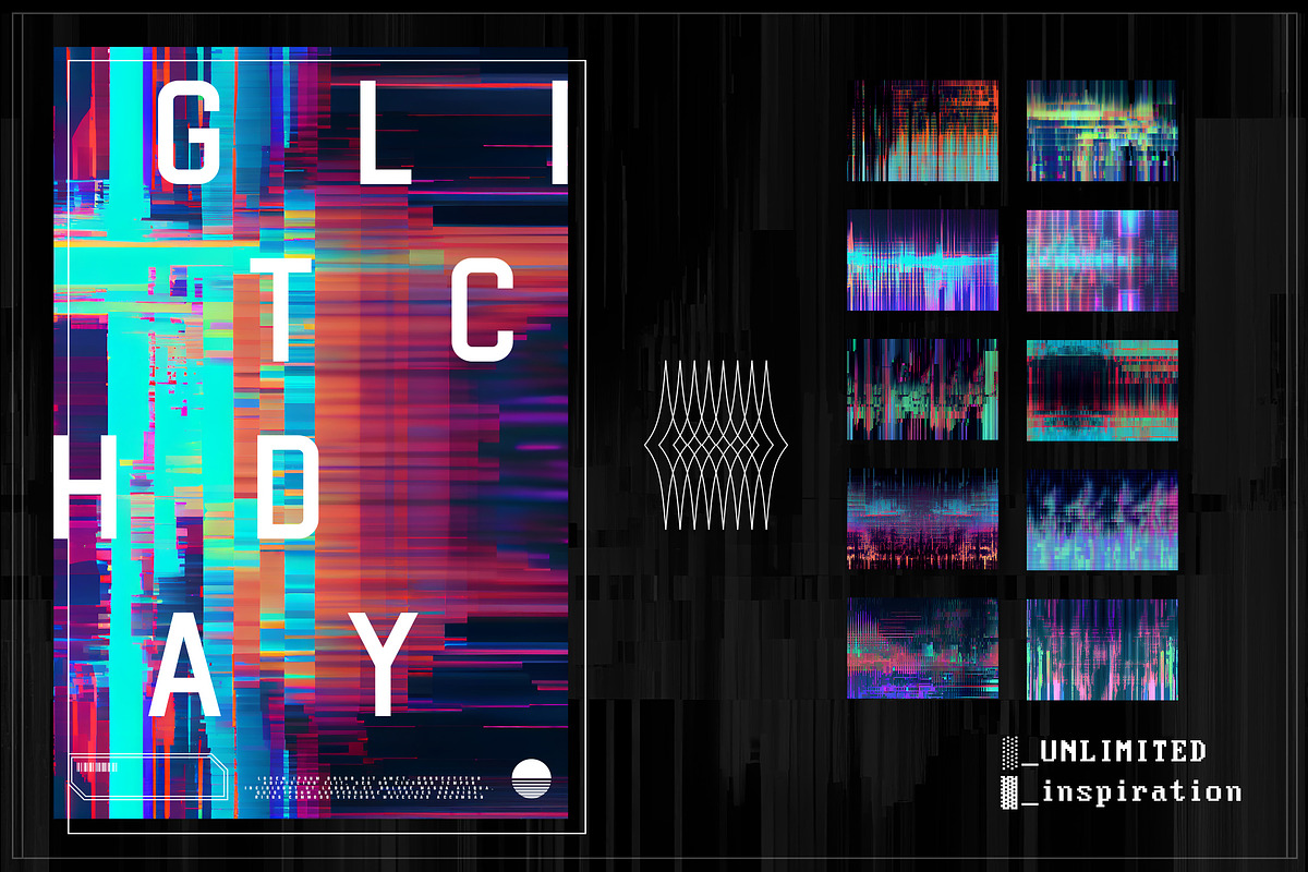 GLITCH_2K Glitch Backgrounds, Extras, a Background Graphic by Ckybe's ...