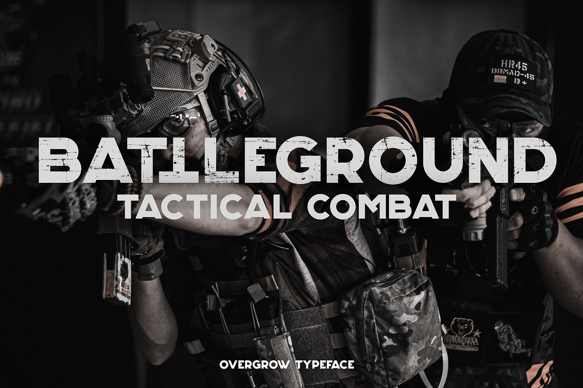 Overgrow Typeface, a Font by Revorklabs