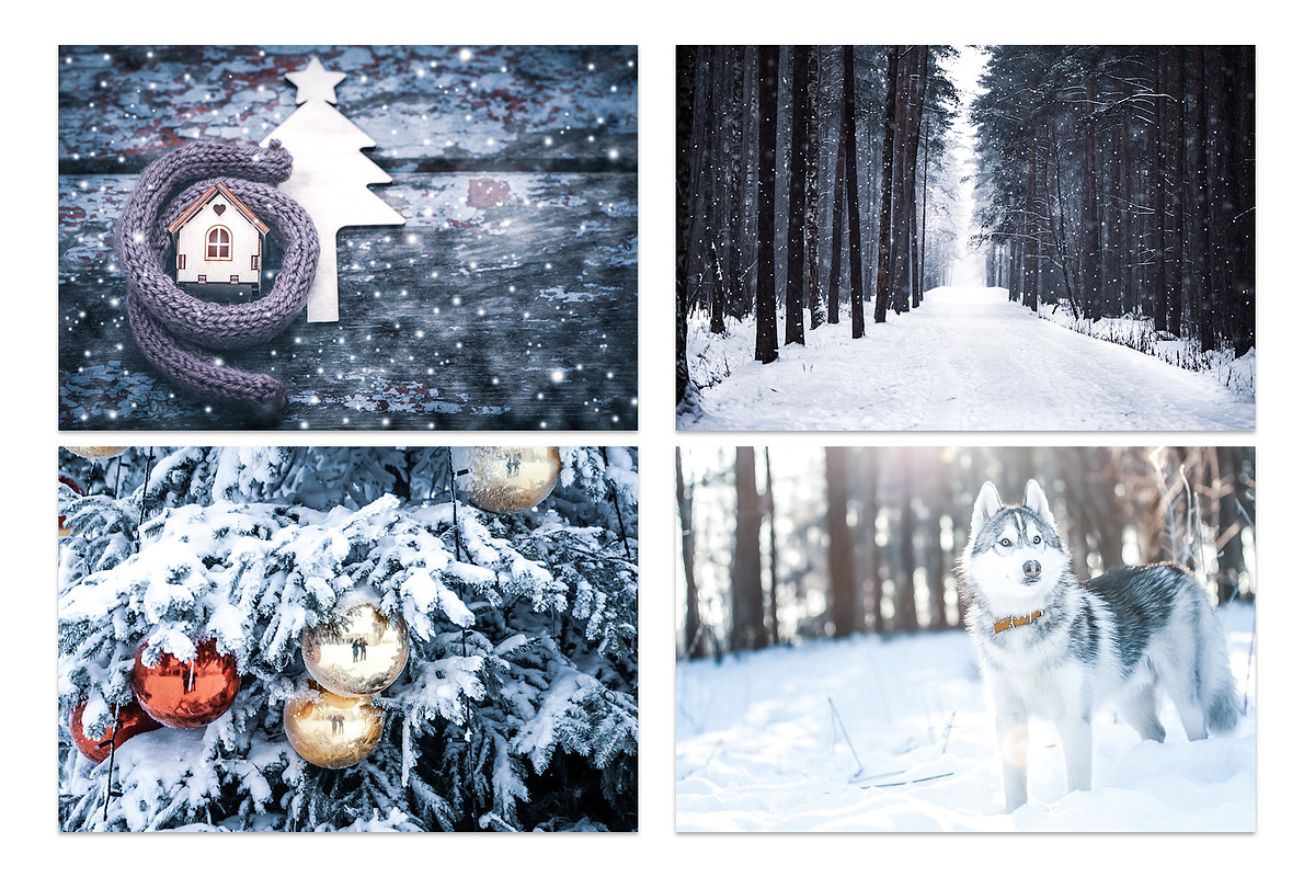 Winter Bundle - 24 jpg, a Background Photo by WildStrawberry Magic